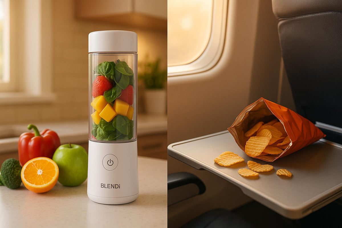 BLENDi vs. Pre-Made Snacks: Travel Nutrition
