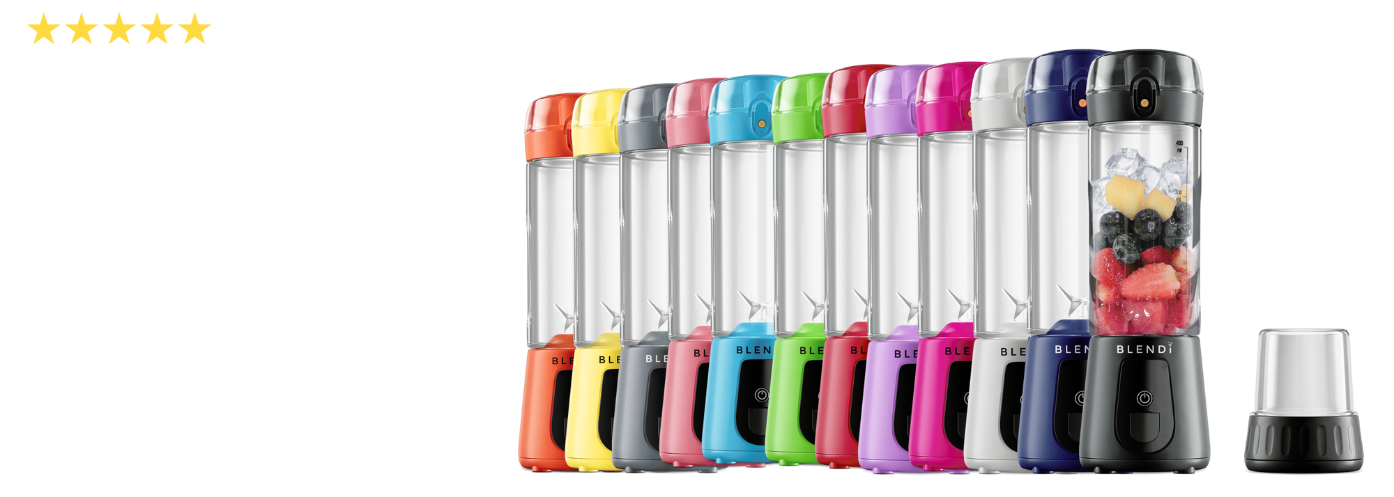 BLENDi - The First & Largest Portable Blender Juicer